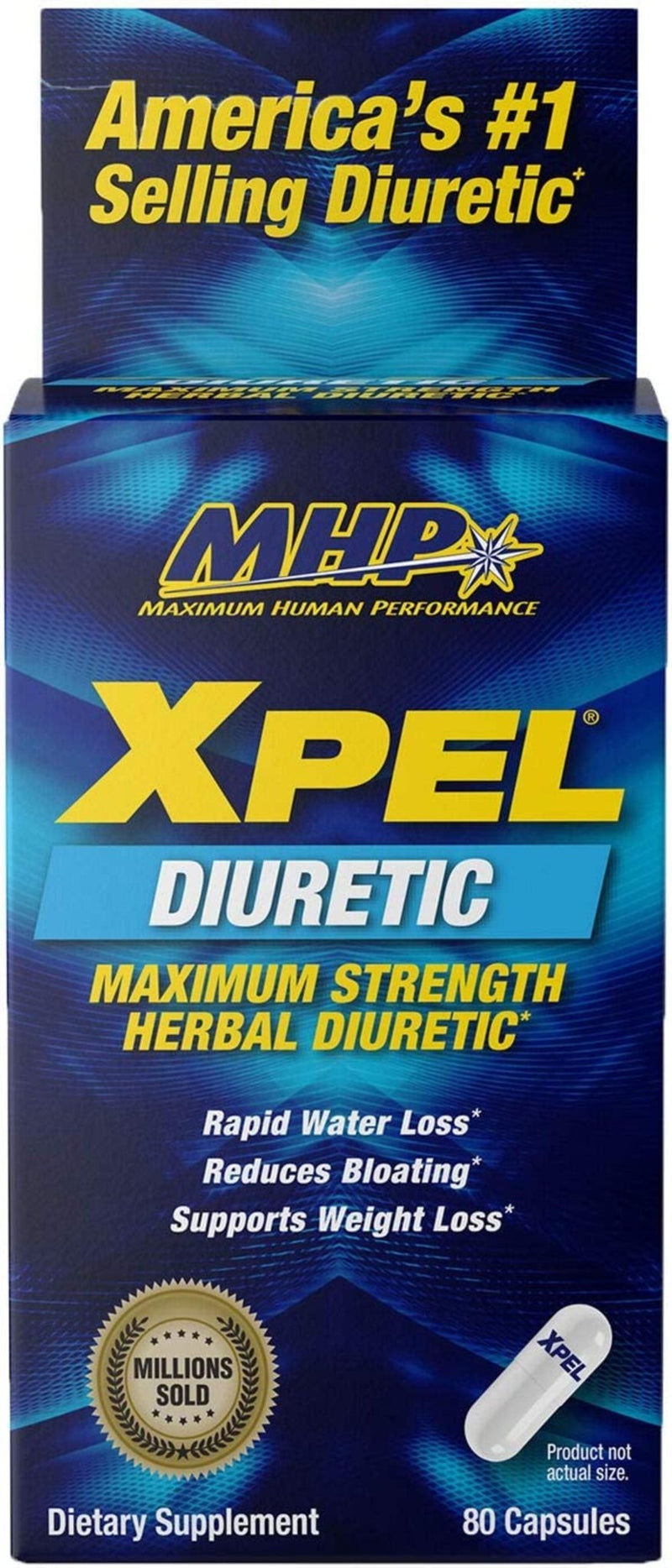 Diuretic, MHP, Xpel Diuretic, 80 caps – gym-stack.ro